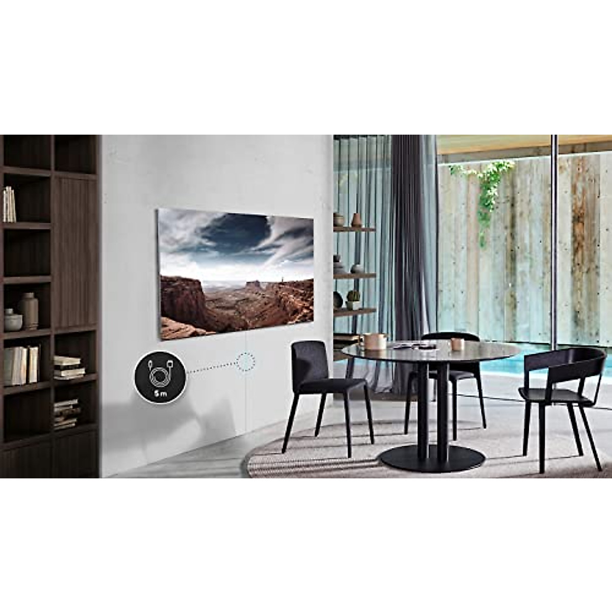 SAMSUNG 50-Inch Class Frame Series - 4K Quantum HDR Smart TV with Alexa Built-in (QN50LS03AAFXZA, 2021 Model)