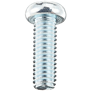 Small Parts Steel Pan Head Machine Screw, Zinc Plated, Meets JIS B1111, #2 Phillips Drive, M4-0.7 Thread Size, 12 mm Length, Fully Threaded, Imported (Pack of 50)