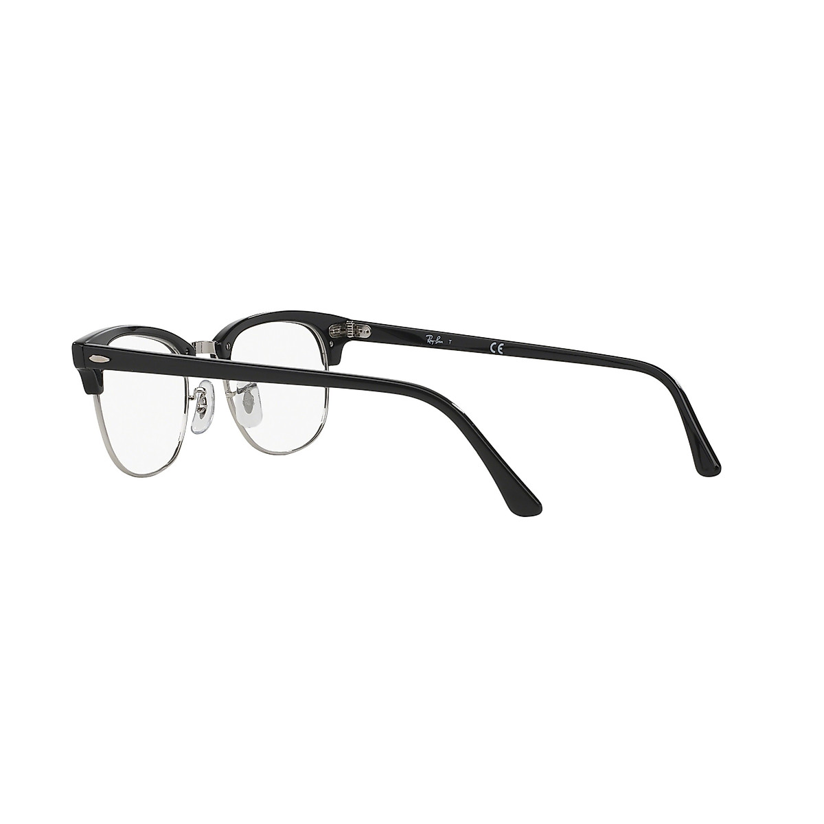 Ray-Ban Unisex 5154 Clubmaster Eyeglasses Shiny Black 49mm