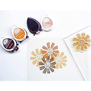 Tsukineko MD-012-100 12-Piece Assortment Memento Dew Drops Fade-Resistant, Gum Drops