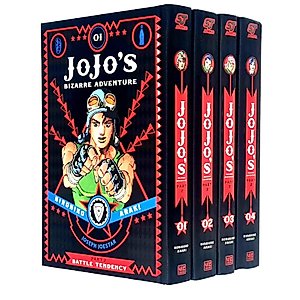 JoJo's Bizarre Adventure Part 2: Battle Tendency Volume 1-4 Books Collection Set