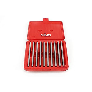 Shars 1/8" Precision Machinist Steel Parallels Set, 10 Pairs 303-7201 S[