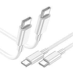 MacBook Pro Charger Cord 100W 2Pack 6ft USB C to USB C Apple Fast Charging Cable for MacBook Pro Air/2020/2019/2018/2017/2016/IPad Air 4/5/iPad Pro 12.9/11 Type C 6 ft Long USB-C to USBC Power