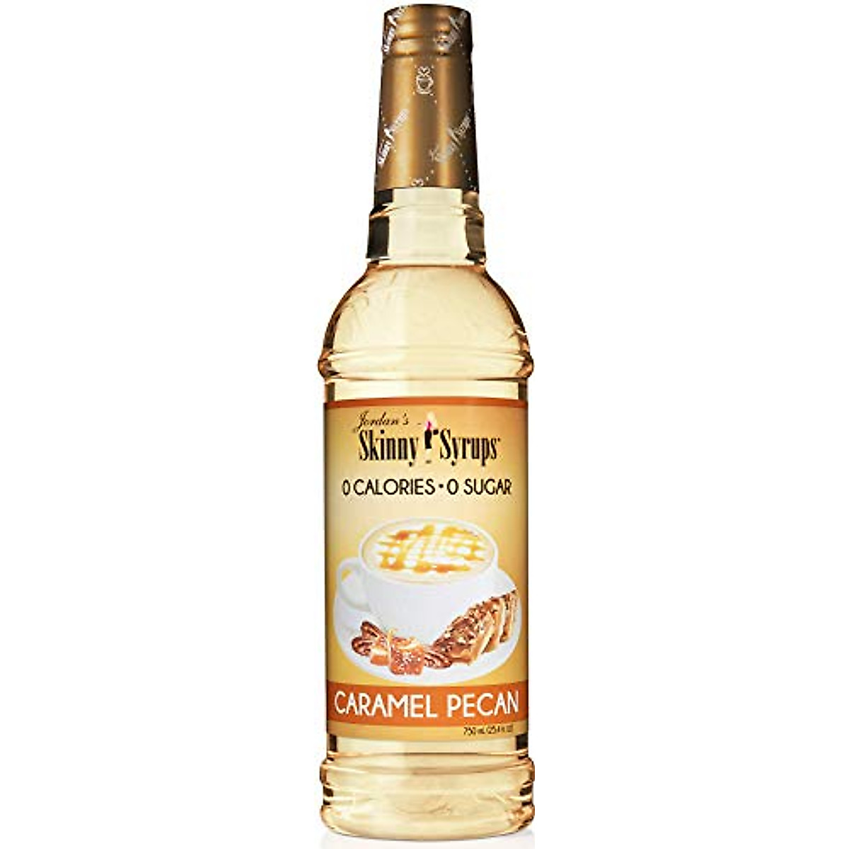 Jordan's Skinny Syrups New Favorites Collection - Caramel Pecan, Cinnamon Vanilla, Vanilla Caramel Creme