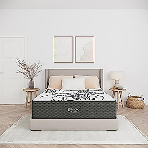 RINOLO X- Firm Mattress 12 Inch, Gel Infused Memory Foam Mattress for Pressure Relief, Pocket Innersprings/Orthopedic Foam | Freshly Baked Mattress | Mattress-in-a-Box (King)