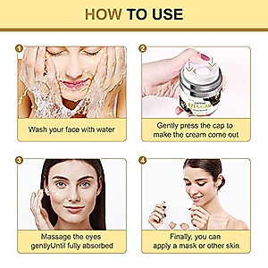 ELBBUB Caffeine Eye Cream, Anti Wrinkle Eye Cream and Puffiness-with Collagen, Puffiness, Wrinkles,Crows Feet Eye Lift Treatment For Men & Women