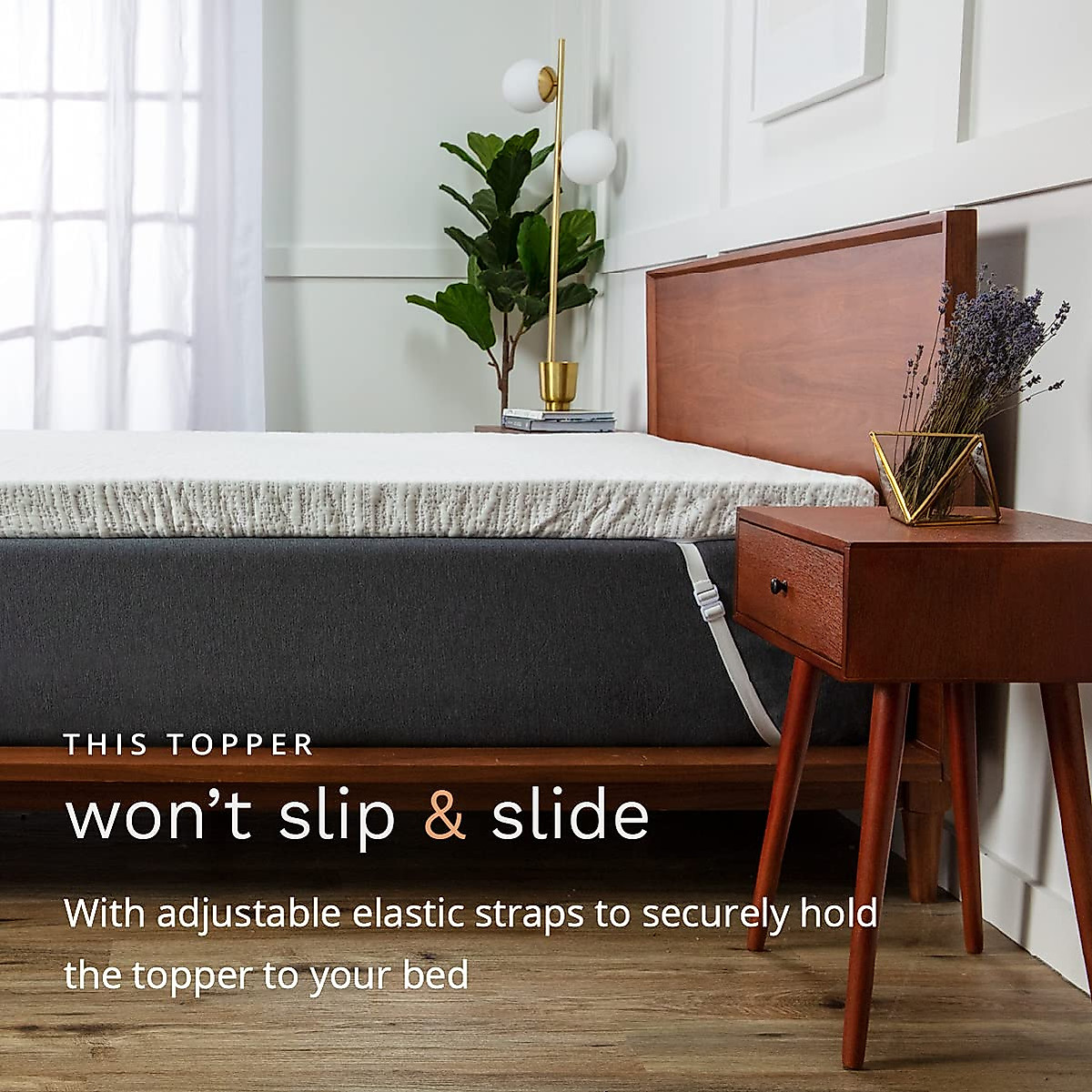 Select High Density Mattress Topper - Infused Lavender / Cal King