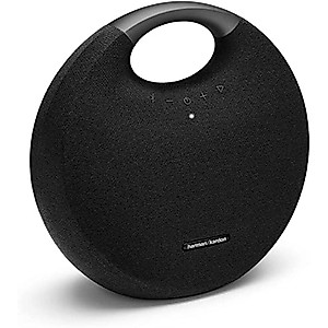 Harman Kardon Onyx Studio 6 - IPX7 Waterproof Wireless Bluetooth Speaker System w/Rechargeable Battery, Built-in Microphone (Blue)