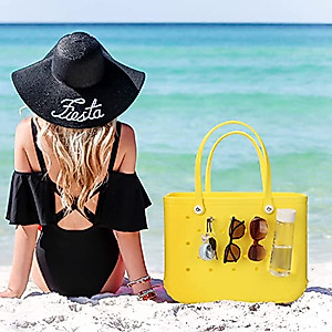 4 Packs Tassel Hanger for Bogg Bag, Stainless Steel Insert Charm Keychain Hanger - Accessories for Bogg Bags