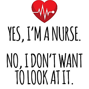 CafePress Yes I'm A Nurse Stainless Steel Travel Mug 20 oz. Insulated Stainless Steel Coffee Tumbler