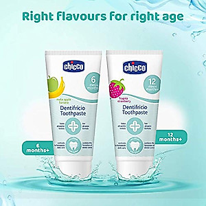 Chicco Oral Care Apple&Banana Toothpaste Ch320023201000 50 Ml.