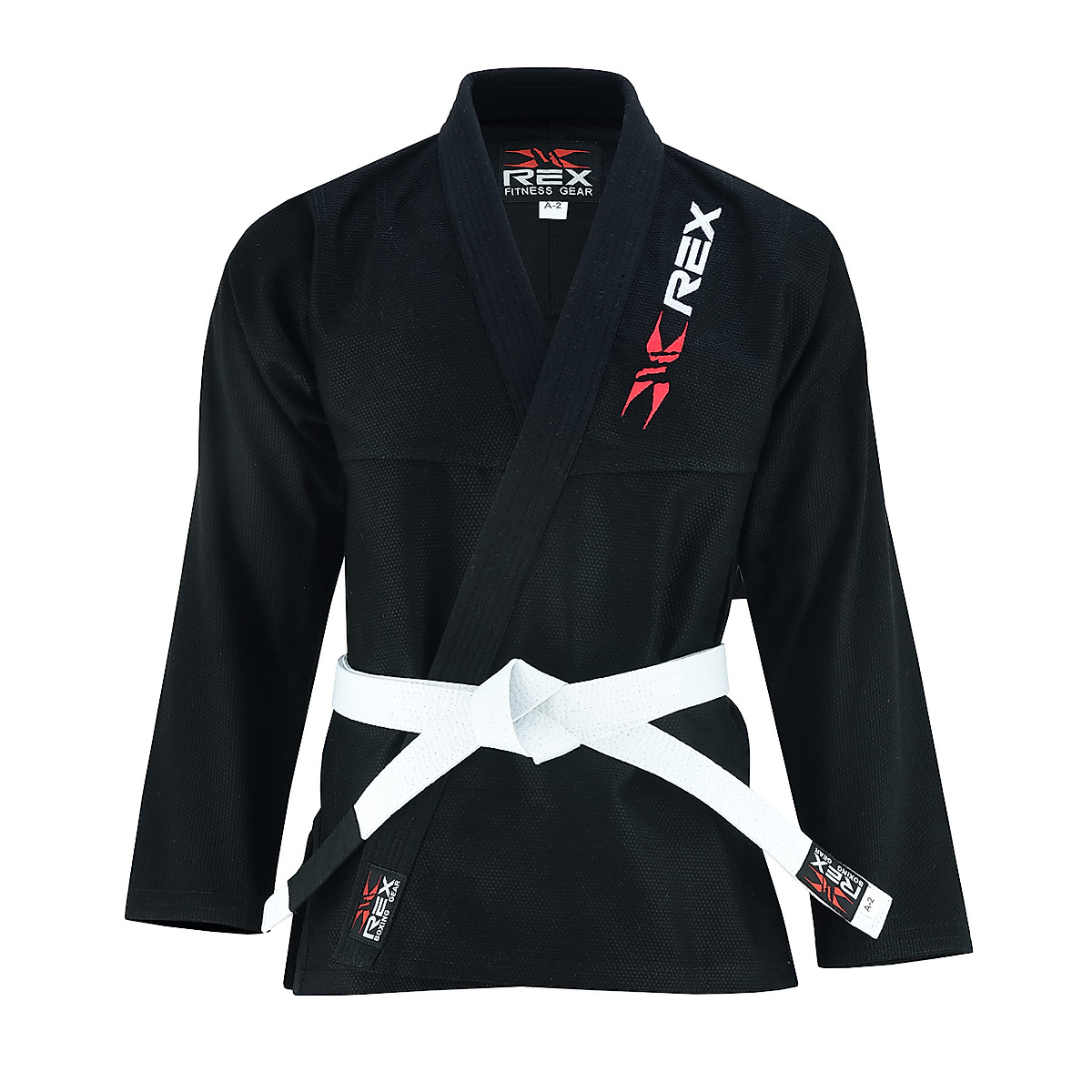 REX Sports Brazilian Jiu Jitsu, for Men and Women BJJ Gi Grappling Kimonos Lightweight White Belt (Royal Blue, K0)