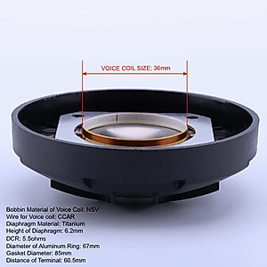 SPATHIPHYLLUM Replacement Diaphragm fits for EV DH-1K Driver, ELX112P & ELX115P Electro Voice Boxes and Live-X Systems