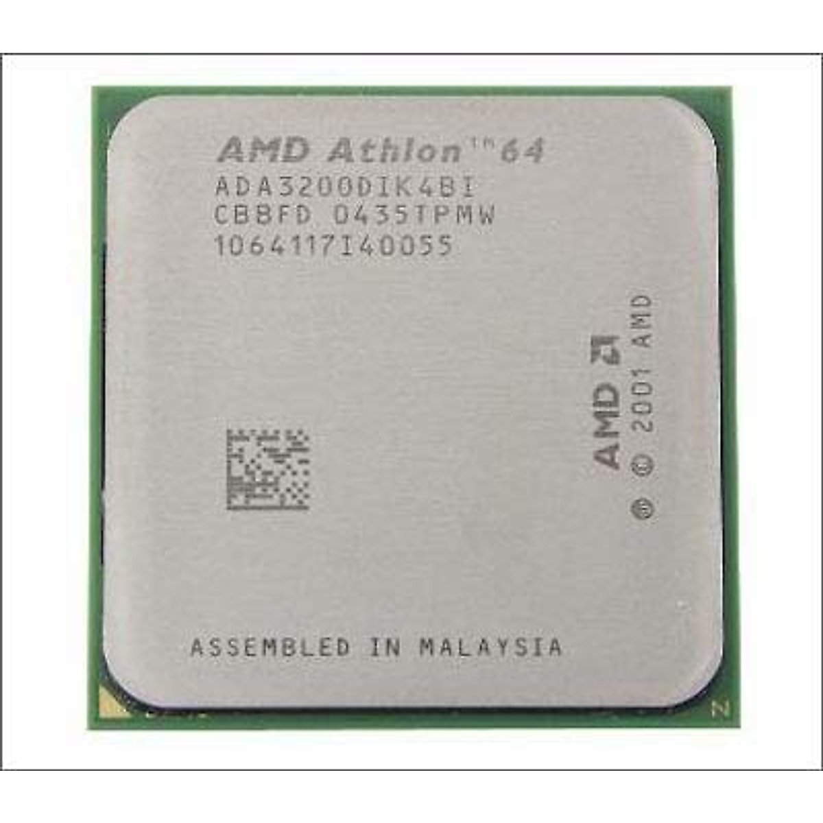AMD Athlon 64 ADA3200DIK4BI 3200+ 2.0 GHz 512 K CPU Processor Socket 939