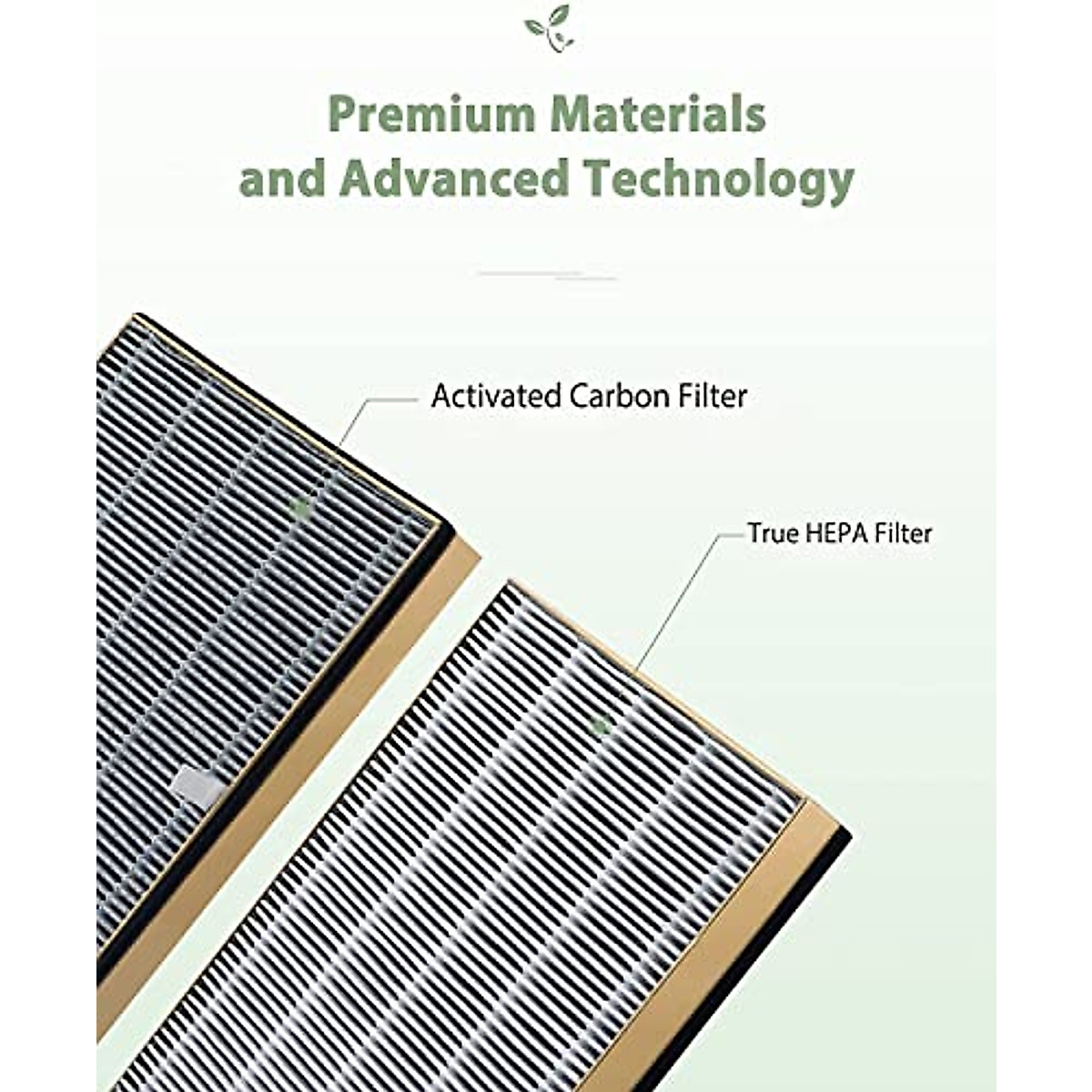 TT-AP002 Filter Replacement for TT-AP002 and VAVA VA-EE008 Air Purifiers, Replace TT-AP001SPF，H13 True HEPA Filter