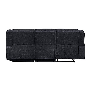 Lexicon Velsen 2-Piece Reclining Sectional Sofa with Right Chaise, Ebony