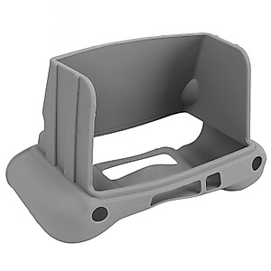 Drone Controller Silicone Cover, Precise Hole Anti Scratch Anti Drop Drone Controller Shading Hood Anti Deformation 3 Sides Blackout for Outdoor Shooting(Gray)