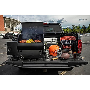 Traeger Grills Tailgater 20 Portable Wood Pellet Grill and Smoker, Black