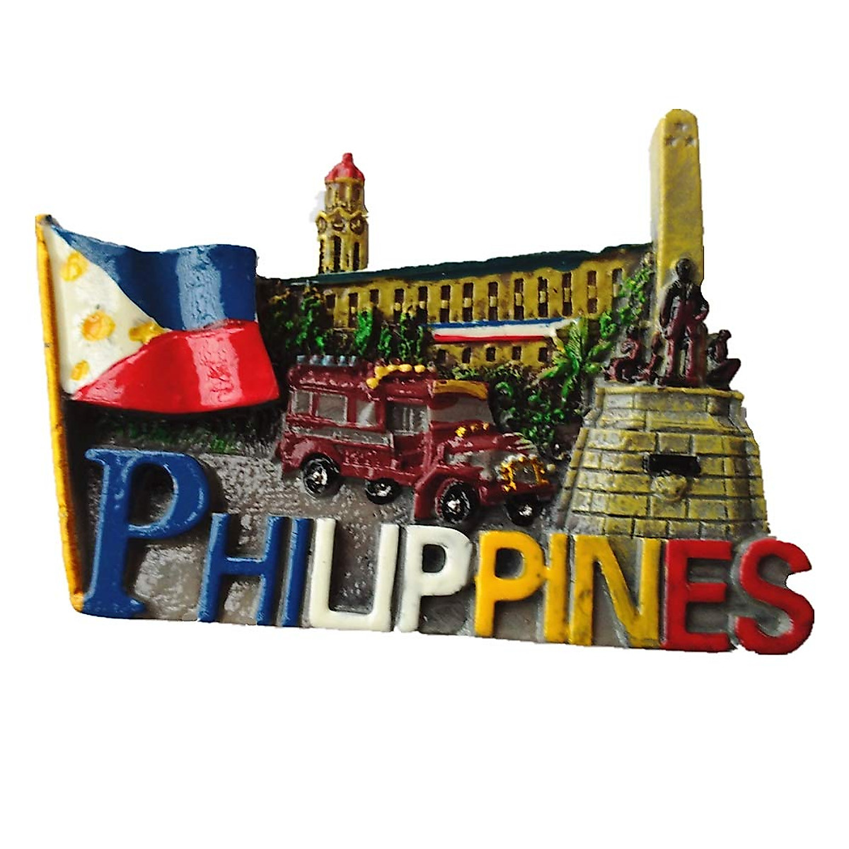 3D Philippines Fridge Magnet, Home & Kitchen Decoration ，Magnetic Sticker Philippines Refrigerator Magnet