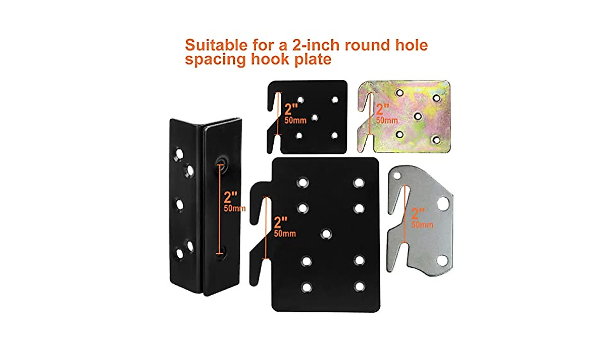 Heavy Duty Bed Rail Hooks – Universal Bed Frame Hardware