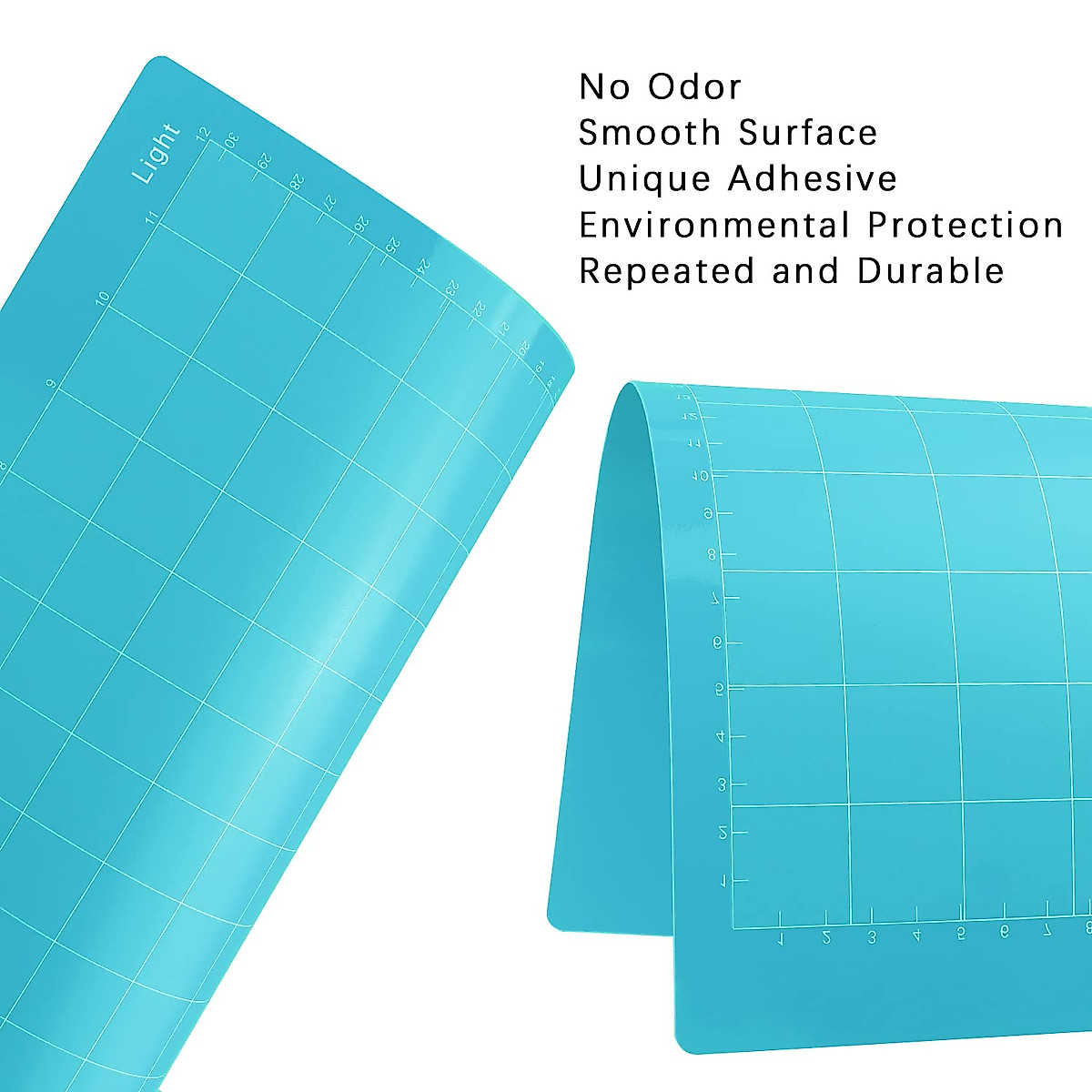 Gwybkq Cutting Mat for Cricut Maker 3/Maker/Explore 3/Air 2/Air/One 4 Pack 12x12 VarietyGrip Cut Pads Replacement Accessories Standard/Light/Strong Card Adhesive Sticky Cards for Crafts