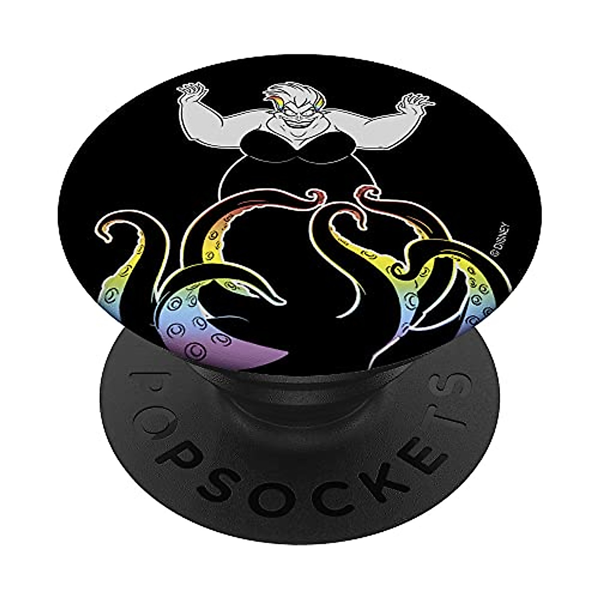 Disney Villains Ursula Rainbow Tentacles PopSockets Swappable PopGrip