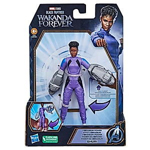 Marvel Studios' Black Panther Wakanda Forever Vibranium Power Shuri, 6-Inch Action Figure, Toy for Kids Ages 4 and Up