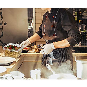 Plastic Deli Containers with Lids 32 Oz- 25 Pack- Square Clear Plastic Containers- Tamper-Proof BPA-Free Take Away Food Containers- Space Saver, Airtight, Freezer Safe Meal Prep Containers