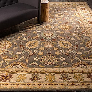 Mark&Day Area Rugs, 2x8 Paris Traditional Khaki Runner Area Rug, Brown/White/Beige Carpet for Hallway, Bedroom or Kitchen (2'6" x 8' Runner)