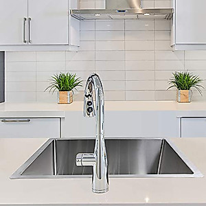 24-Inch Undermount Workstation Kitchen Sink, 20 Gauge Single Bowl Stainless Steel with Accessories (Pack of 3 Built-in Components), 24 Inch, Silver