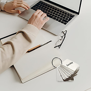 KTOJOY 2 Inch (15 Pack) Loose Leaf Binder Rings, Nickel Plated Steel Binder Rings,Keychain Key Rings, Metal Book Rings,Silver, for School, Home, or Office