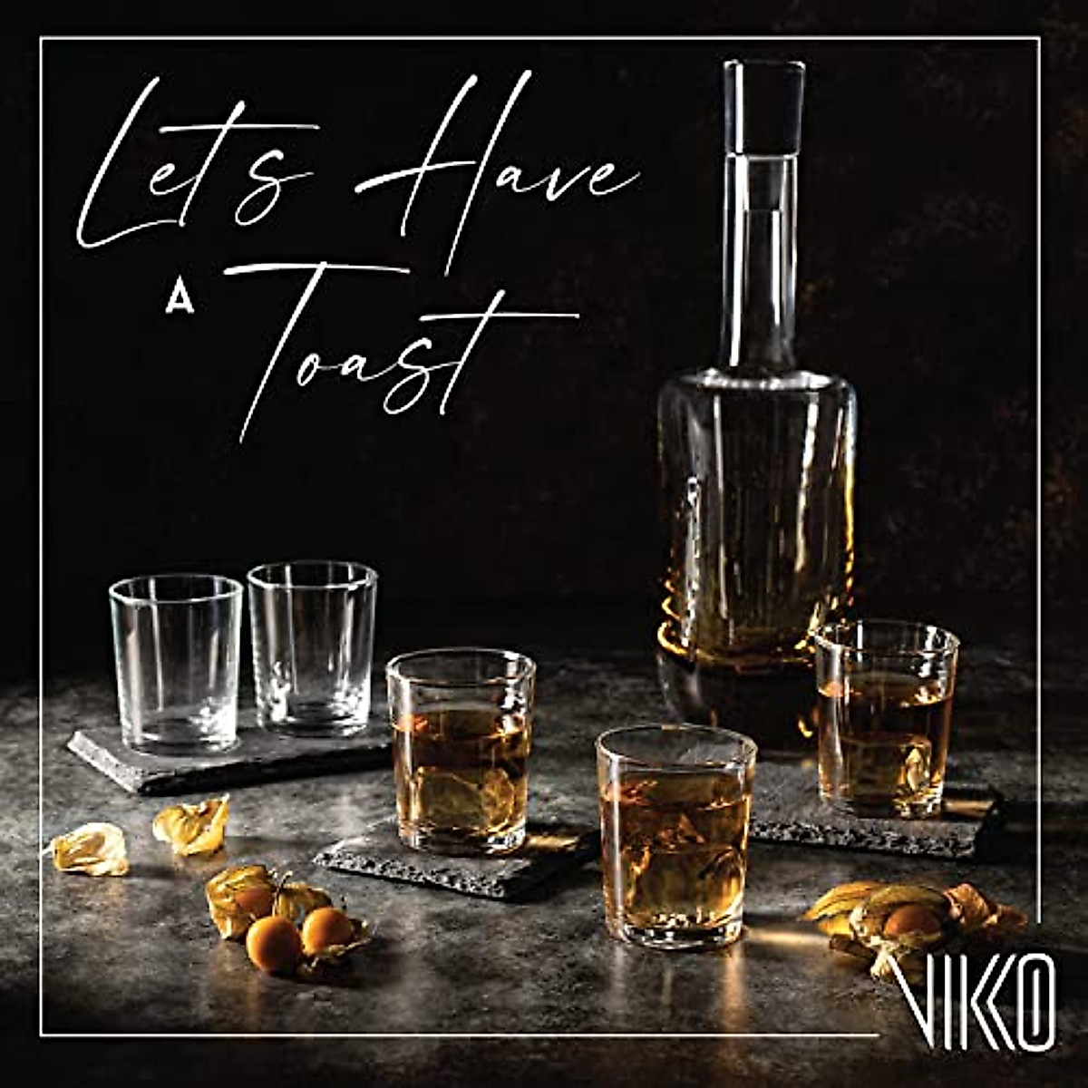 Vikko 5 Ounce Small Juice Glasses, Heavy Base Glassware, Mini Cups for Drinking Orange Juice, Water, Kids Glass Drinking Glasses for Tasting, 5 oz Juice Glass, Set of 6 Clear Glass Tumblers