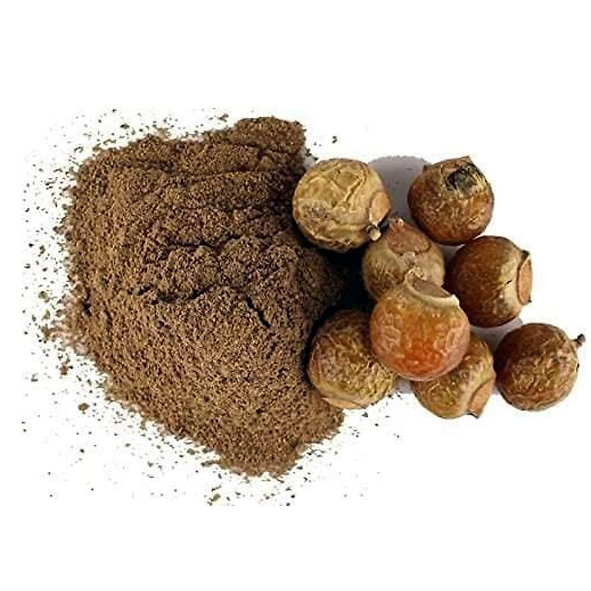 AnNafi® Reetha | Organic Soap Nuts | Aritha/Areetha/Kunkudukaialu | Sapindus used for making Reetha Powder, Ritha Shampoo, Oil | Natural Hair Care & Growth | Organic Laundry Detergent (100grams)