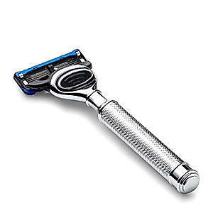 The Art of Shaving Fusion chrome engraved razor, .27 lb.