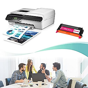 GREENBOX Remanufactured 6180 Magenta Toner Cartridges Replacement for Xerox 113R00724 for Xerox Phaser 6180 6180N 6180DN 6180MFP-D 6180MFP-N Printer (1 Pack)