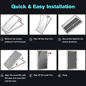 Fintie Case for Amazon Fire Max 11 (13th Generation, 2023 Release), [Tuatara] Rugged Unibody Hybrid Kickstand Cover with Built-in Screen Protector, Lilac Purple