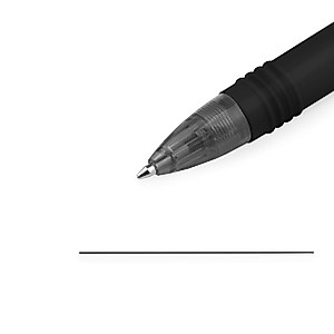 ZEBRA Z-Grip Smooth Mini Retractable Ballpoint Pens - 1.0mm - Black - Pack of 6