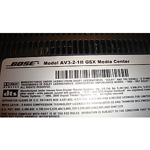 Bose(R)(R) 321-GSX DVD Home Entertainment System Graphite