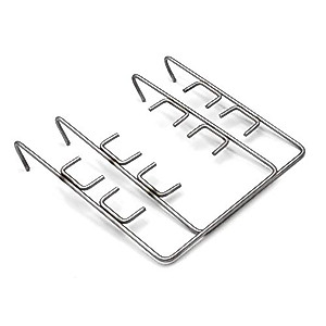 Votenli P0350H (1-Pack) 27 inches Steel Ash Pan with Wire Grate for Chargriller Charcoal Grill 1224, 1324, 2121, 2222, 2727, 2828, 2929, Chargriller 200048,Charbroil 1730205 (27 x 13 1/4)