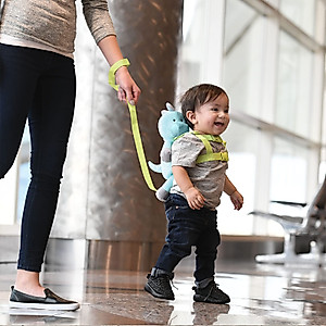 Travel Bug Toddler Character 2-in-1 Safety Harness (Dinosaur - Teal/Grey)