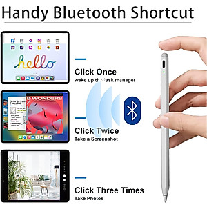 Stylus Pen for iPad,Pencil with Palm Rejection,Apple Pencil for (2018-2022) iPad Pro 11/12.9, iPad 9th/8th/7th/6th Gen, iPad Air 5th/4th/3rd Gen, iPad Mini 6th/5th Gen-for Painting Sketching Doodling