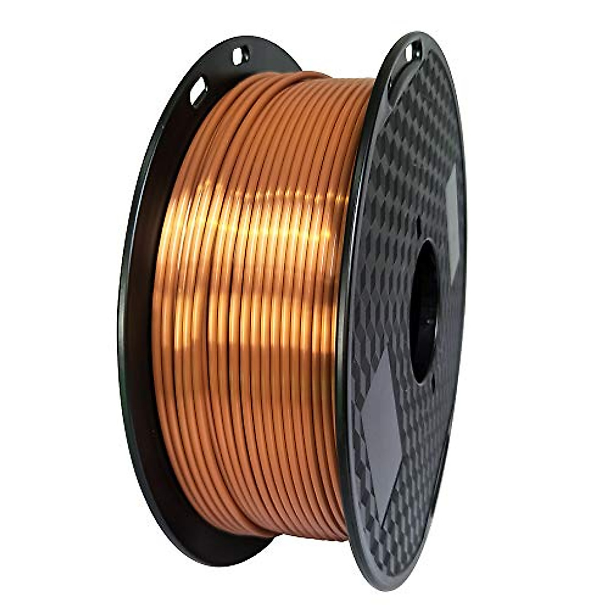 2.85 mm Silk Copper PLA 3mm 3D Printer Filament 1KG 2.2LBS Spool PLA Printing Material Silky Shiny Shine PLA Metal Metallic Red Copper CC3D