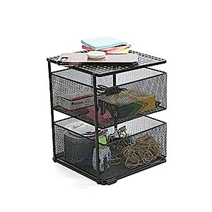 Mind Reader Storage, Black 2 Magnetic Rack