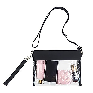 Clear Crossbody Purse Bag - PGA,NCAA Stadium Approved Clear Tote Bag