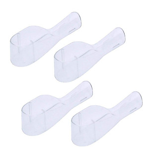 Travel Electric Toothbrush Heads Cover Plastic Protective Cap Case Compatible with Oral-B Long Dual-Heads Replacement Tooth Brush Heads(6 Pack) Clear