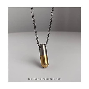 ZMMG Mini Titanium Alloy Package Opener Knife, EDC Tiny 1.2 Inchs Hang on a Necklace or Keychain, Portable Multifunction Tool, Necklace Knife Necklace