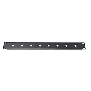 19" Rack Mount Kit 1U Front Panel 8 Hole Ports for Wireless Mic Antenna Locate