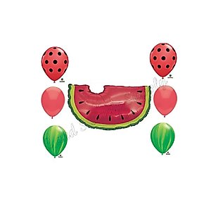 Anagram Watermelon Picnic Birthday Balloons Decoration Supplies Party Cookout