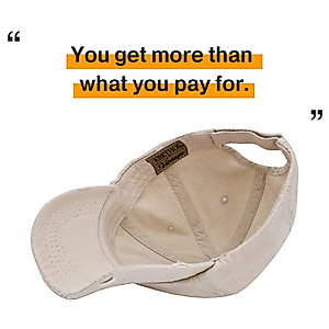 KBETHOS KBV-Basic STN Vintage Washed Distressed Cotton Dad Hat Baseball Cap Adjustable Polo Trucker Unisex Style Headwear