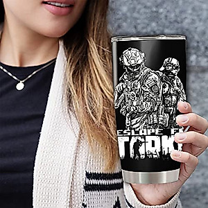 DOINB TIAN Insulated Tumbler Escape From Tarkov Stainless Steel Coffee Cup 20 Oz Vacuumvacuumtravel Mug